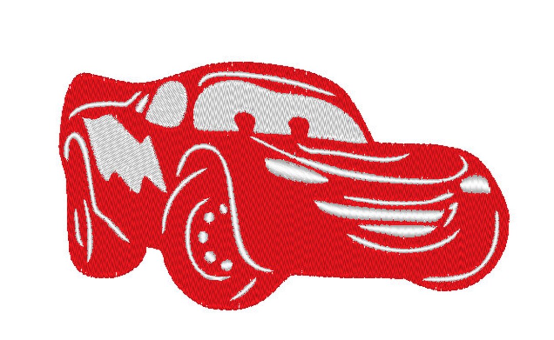 Model Embroidery Cars Flash Mac Queen - Etsy