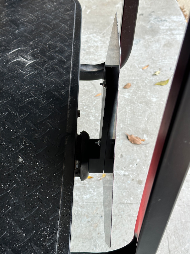 SMV Sign HITCH *holder* for Golf Cart Slow Moving Vehicle LSV Street ...