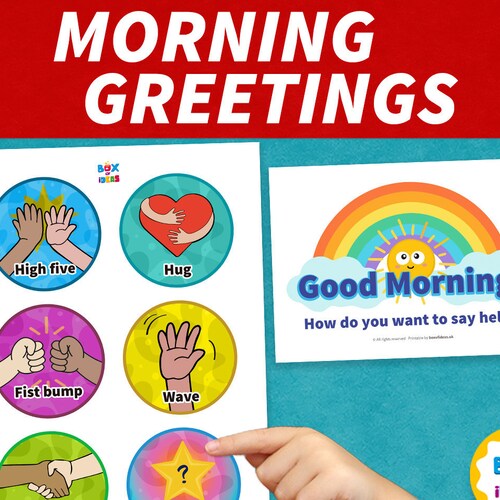 Good Morning Greetings Classroom Decoration Poster - Etsy