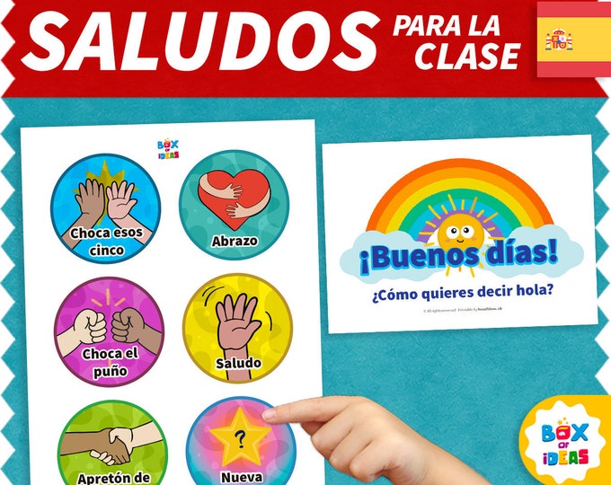 Spanish Morning Greetings • Classroom Posters in Spanish Language ...
