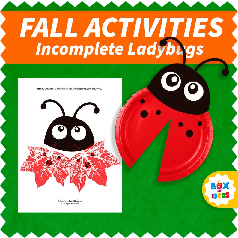 Ladybug Preschool Activities • Homeschool Preschool Art Activity ...