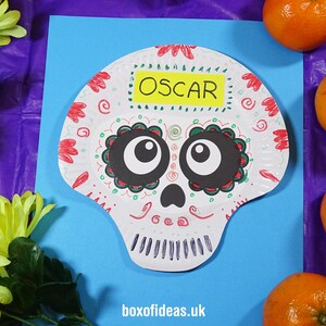 DIY Day of the Dead Mask • DIY Dia De Los Muertos Decor Ornament ...