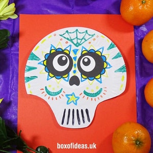DIY Day of the Dead Mask • DIY Dia De Los Muertos Decor Ornament ...