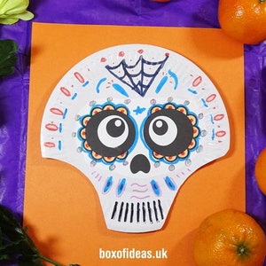 DIY Day of the Dead Mask • DIY Dia De Los Muertos Decor Ornament ...