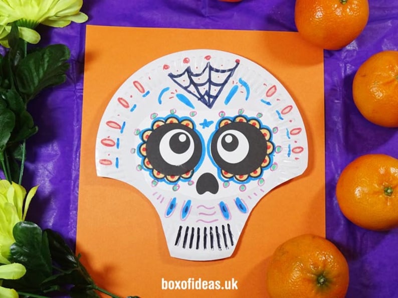 DIY Day of the Dead Mask • DIY Dia De Los Muertos Decor Ornament ...