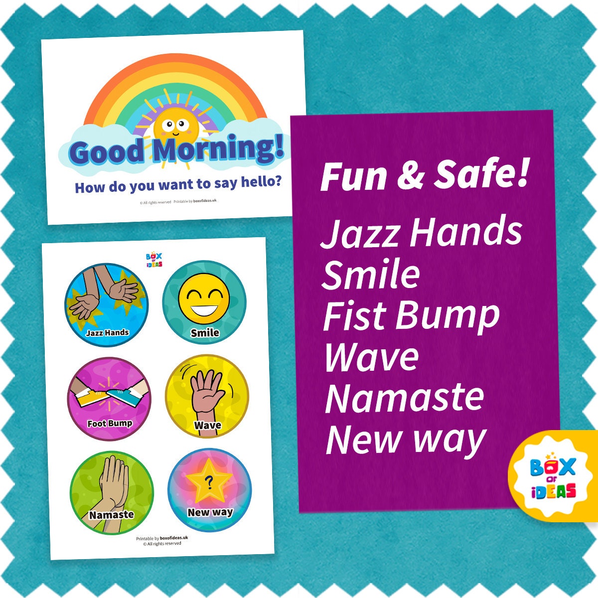 Social Distancing Greetings Poster Social Distancing Classroom Poster ...