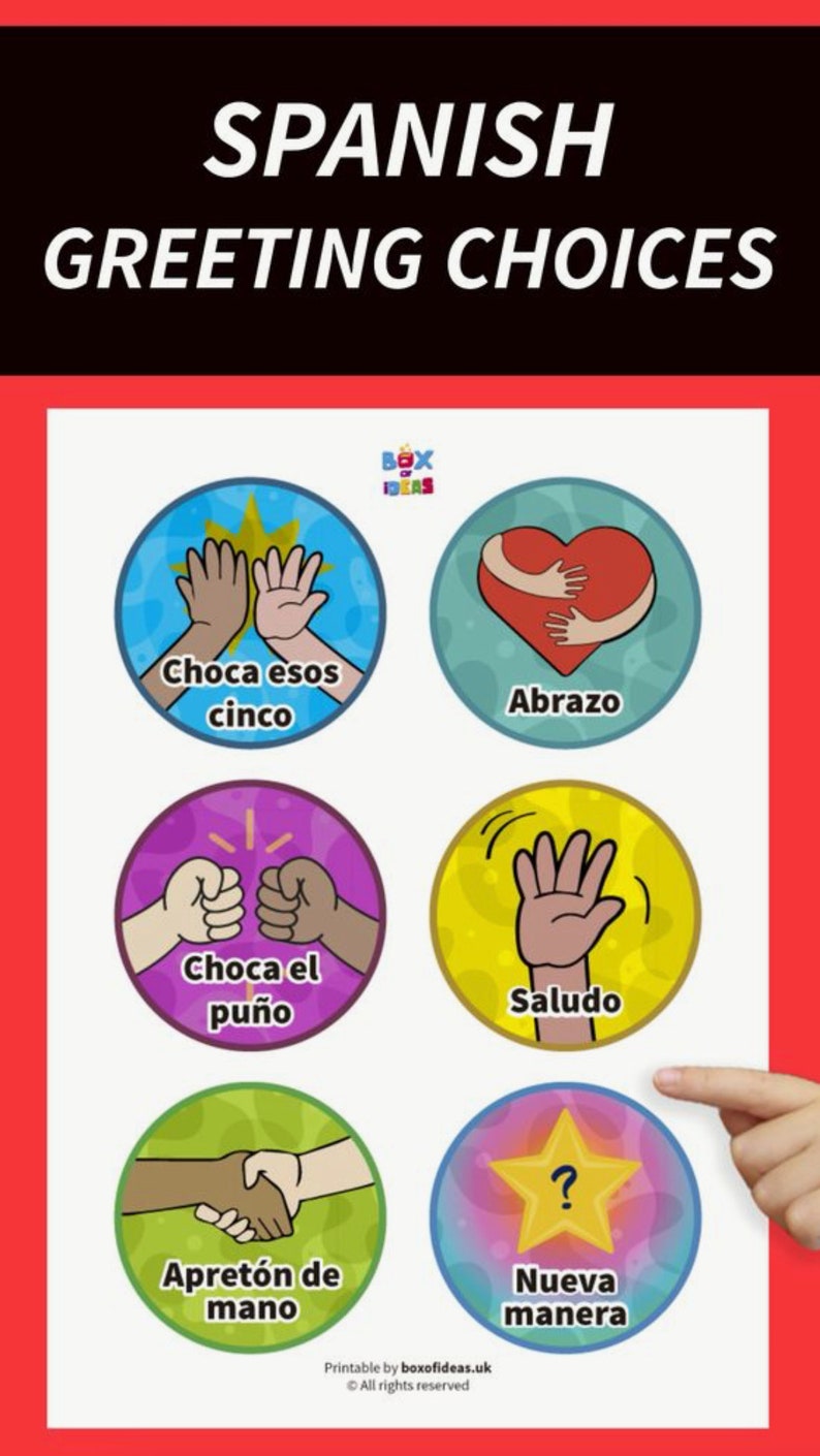 Spanish Morning Greetings • Classroom Posters in Spanish Language ...
