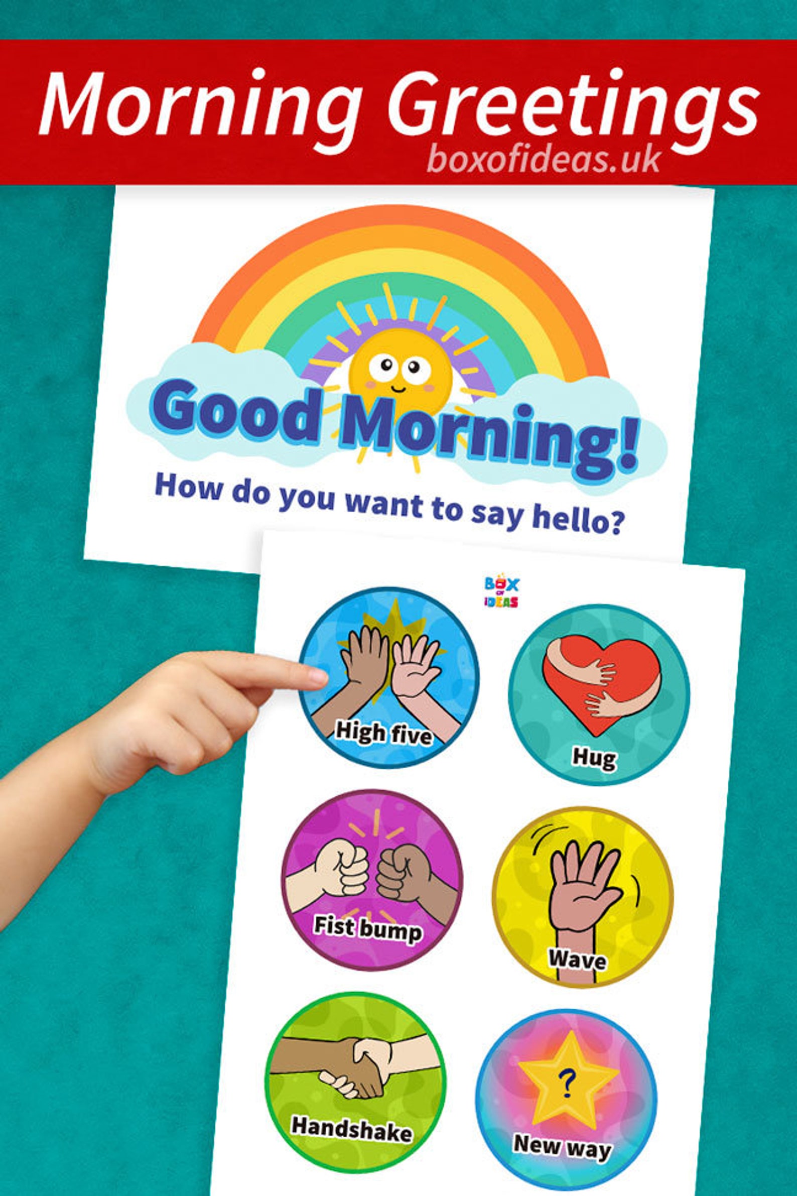 Morning Greetings Classroom Poster • Teacher Decor (digital Download ...