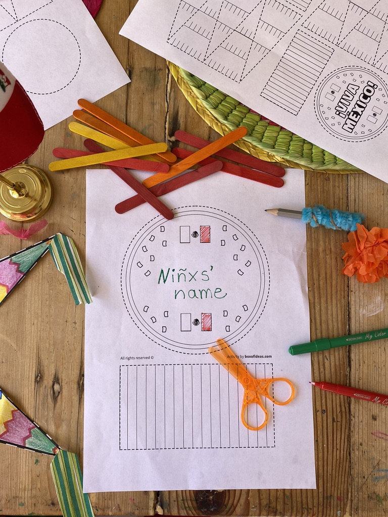 Pinata Craft for Kids • Hispanic Heritage Decor • Traditional Mexican ...