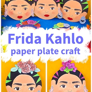 Frida Kahlo Art Activity for Kids • DIY Home Decor Kit • Mexican Arts ...