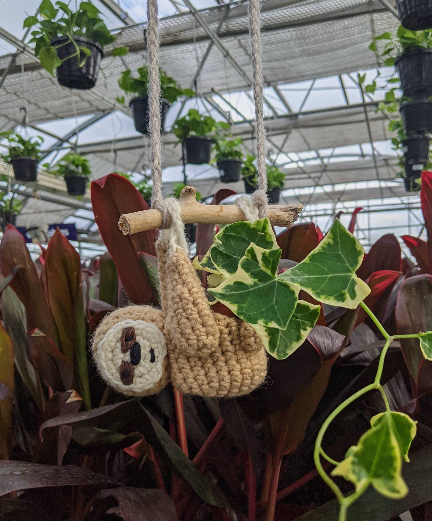 Sloth Plant Holder Sloth Planter Hanging Succulent Planter - Etsy UK