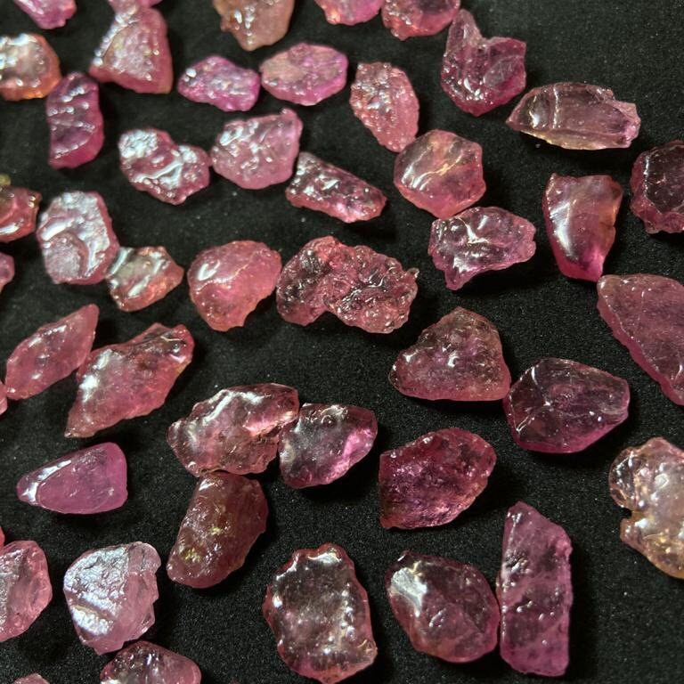 Genuine Natural Uncut Ruby Crystal-raw Ruby G.F. Crystal-ruby Rough-raw ...