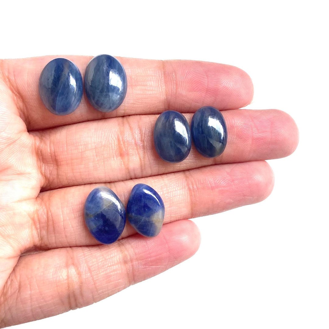 30 Carat Blue Sapphire Cabochon: Loose Gemstone for Jewelry - Etsy