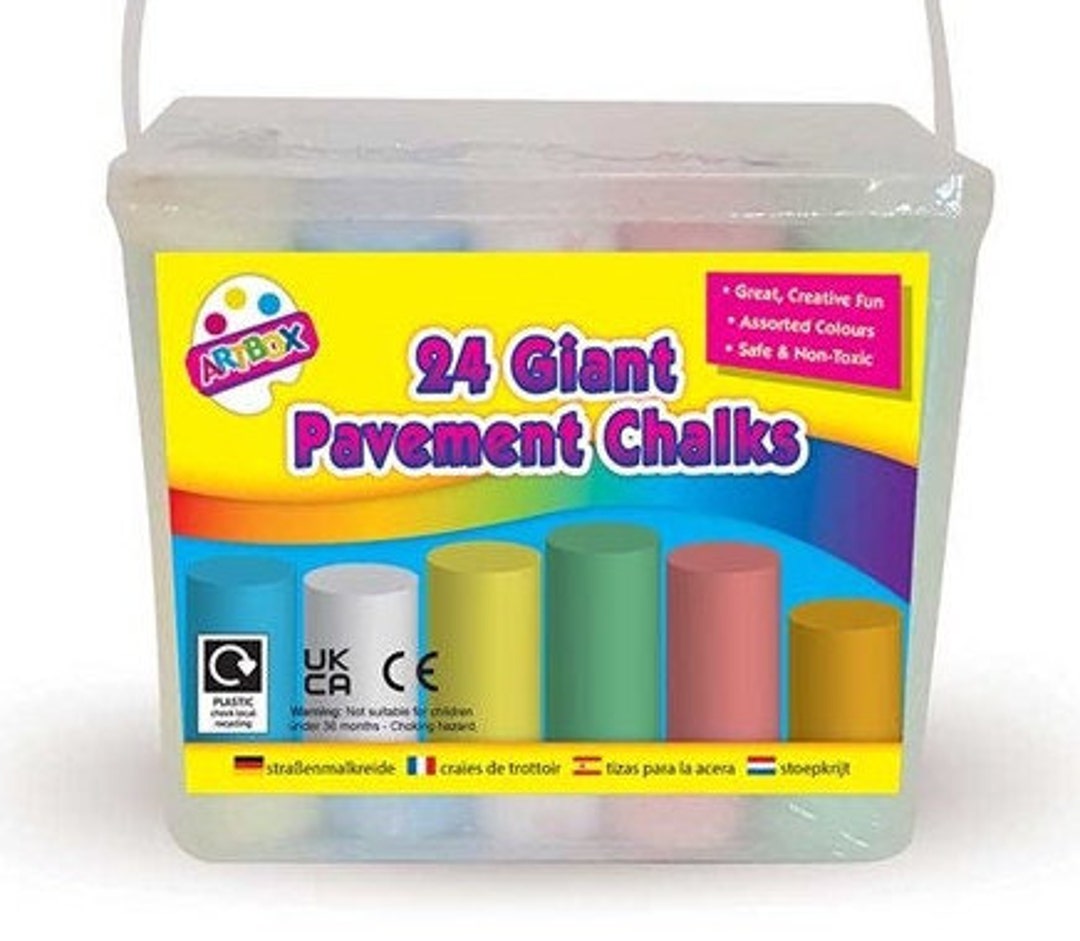 24 Giant Pavement Chalk - Childrens Chalk - Etsy