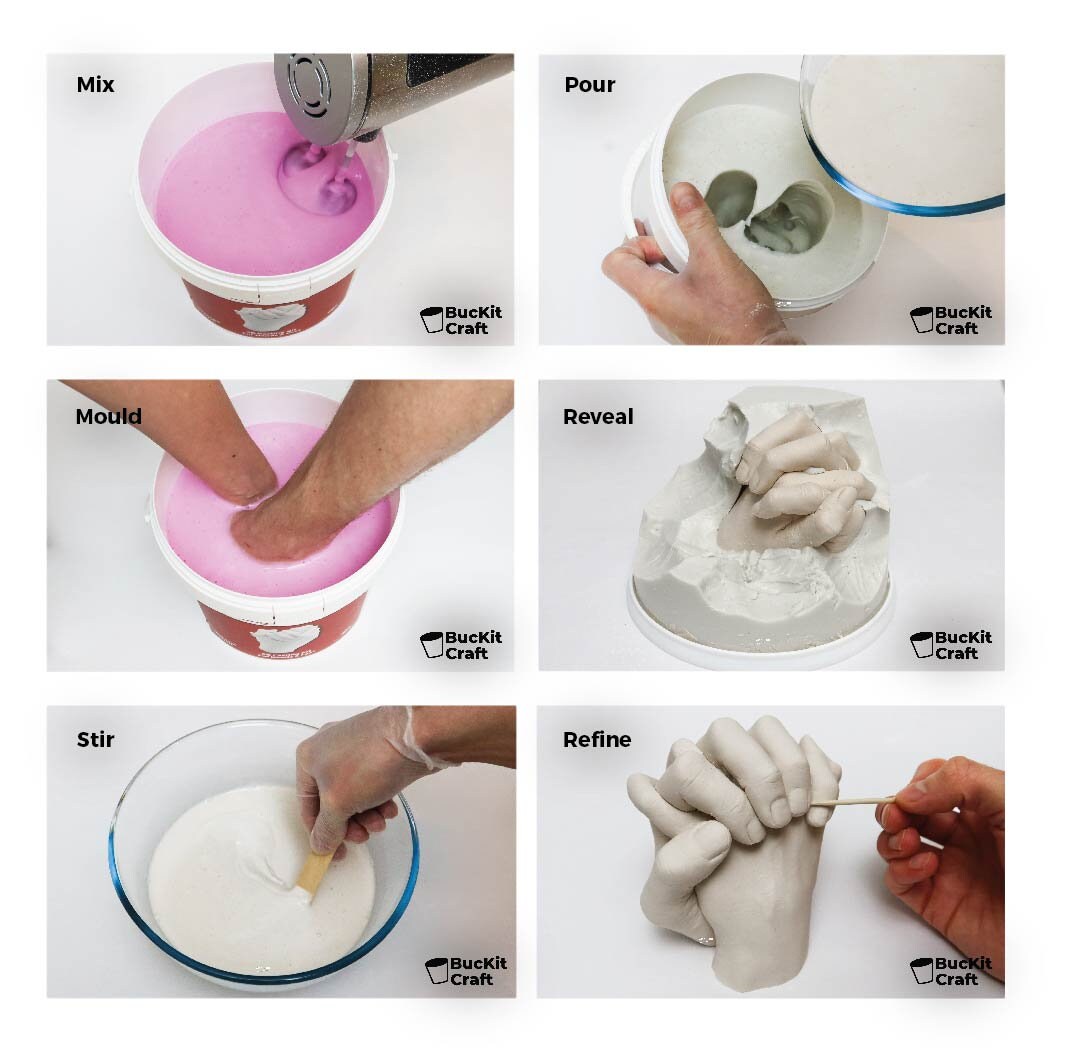 Hand Casting Kit Moulding Memories Kit Anniversary Gift - Etsy