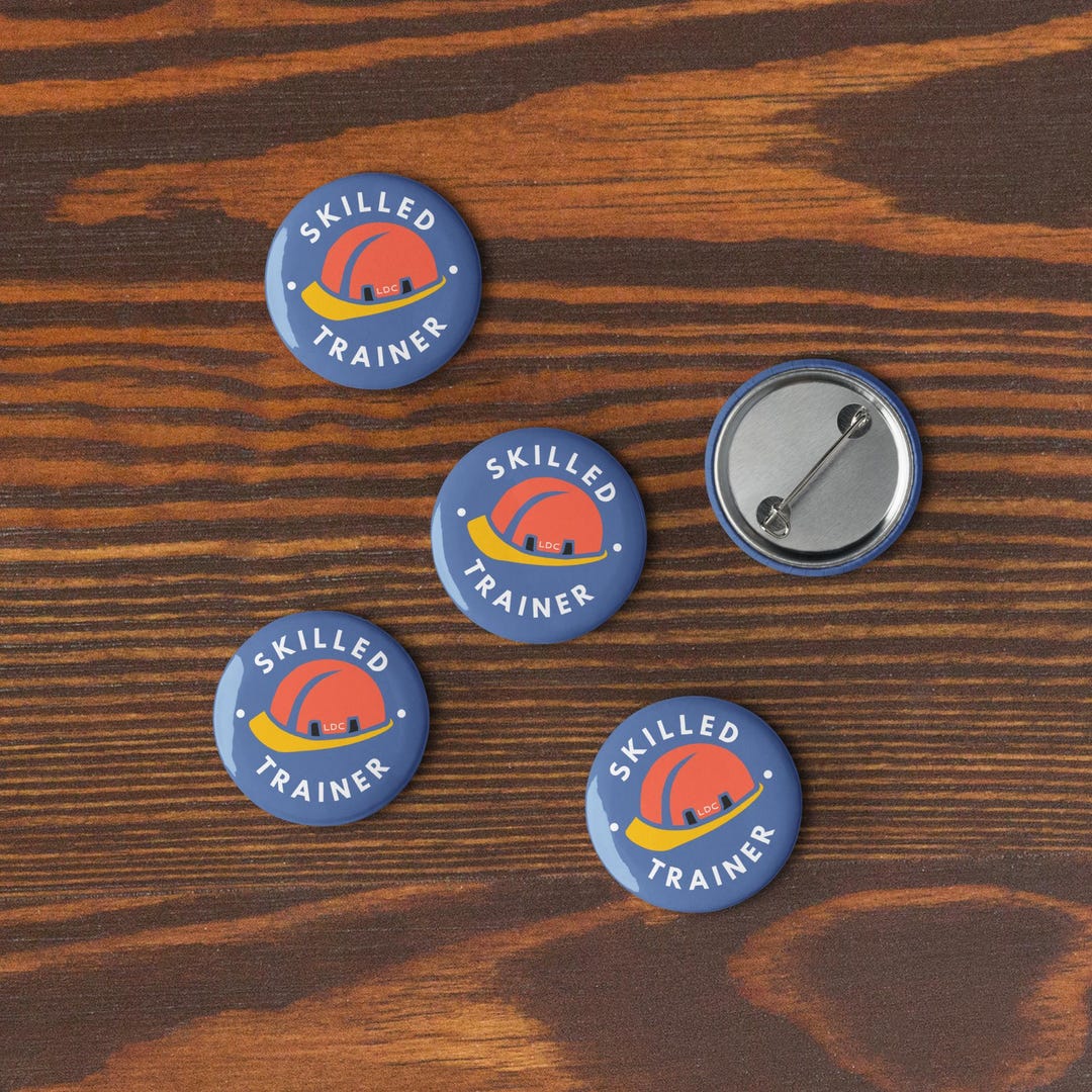 LDC Skilled Trainer Pin Buttons - Qty 5 - Etsy