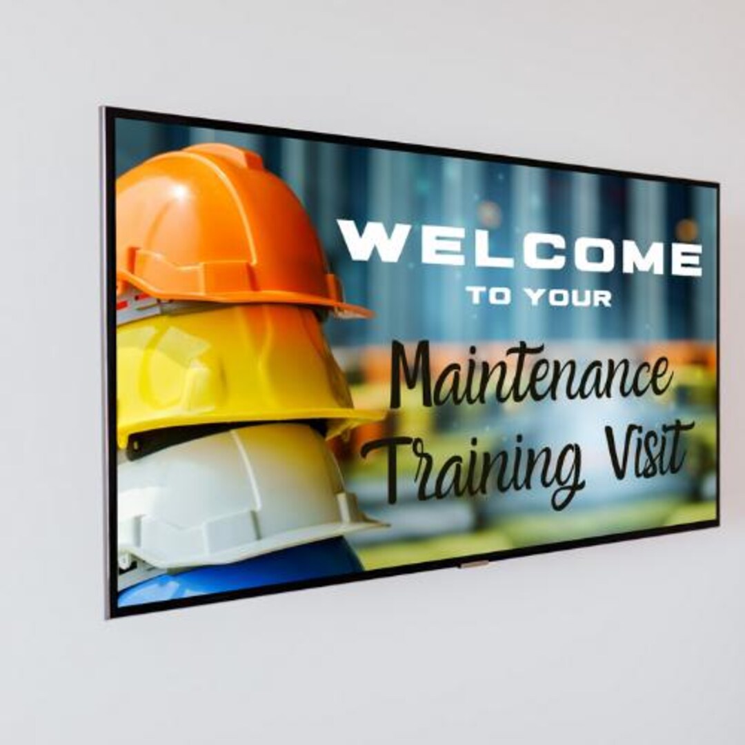 Maintenance Training Visit Screen Saver - Etsy
