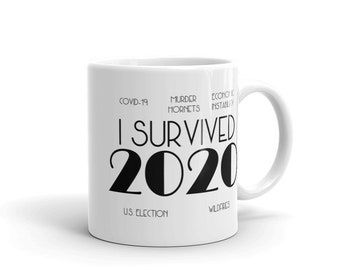 I Survived 2020 Mug - Etsy