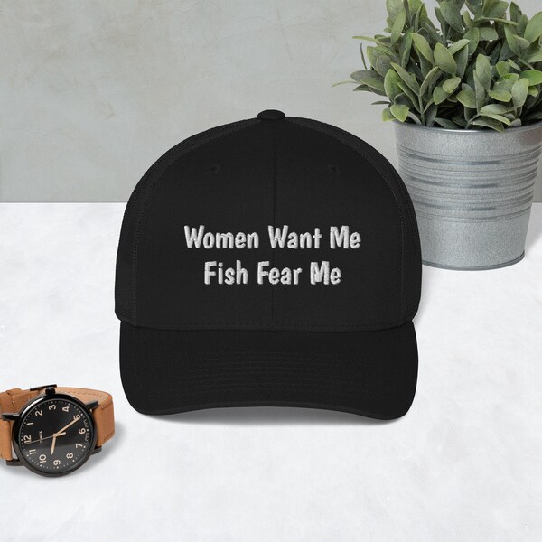 Fish Fear Me Cap Hat - Etsy