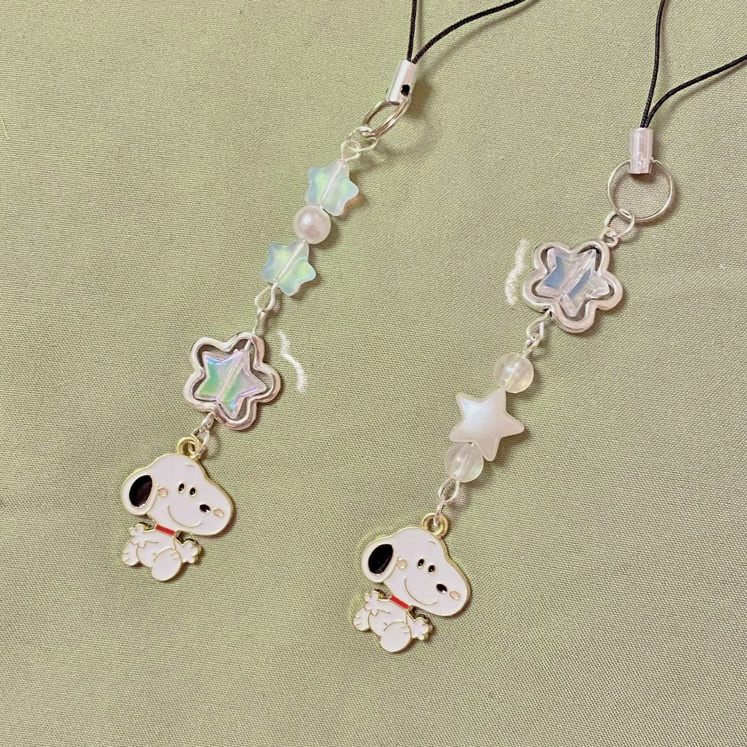 Peanuts Snoopy Phone Charm/phone Strap/keychain - Etsy