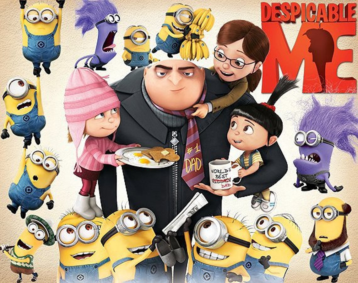Despicable Me Clip Art Despicable Me Png Despicable Me Clipart Etsy