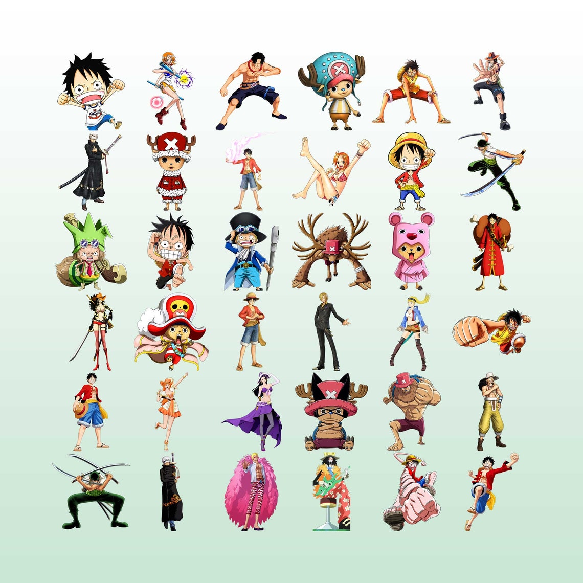 One Piece Clipart One Piece PNG One Piece Clip Art Png | Etsy