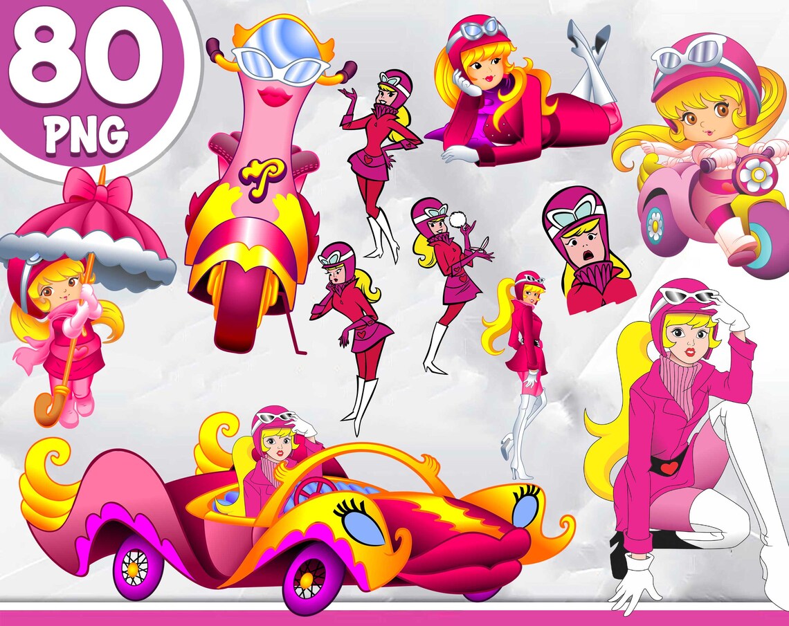 Wacky Races Clipart Wacky Races PNG Wacky Races Clipart Wacky | Etsy