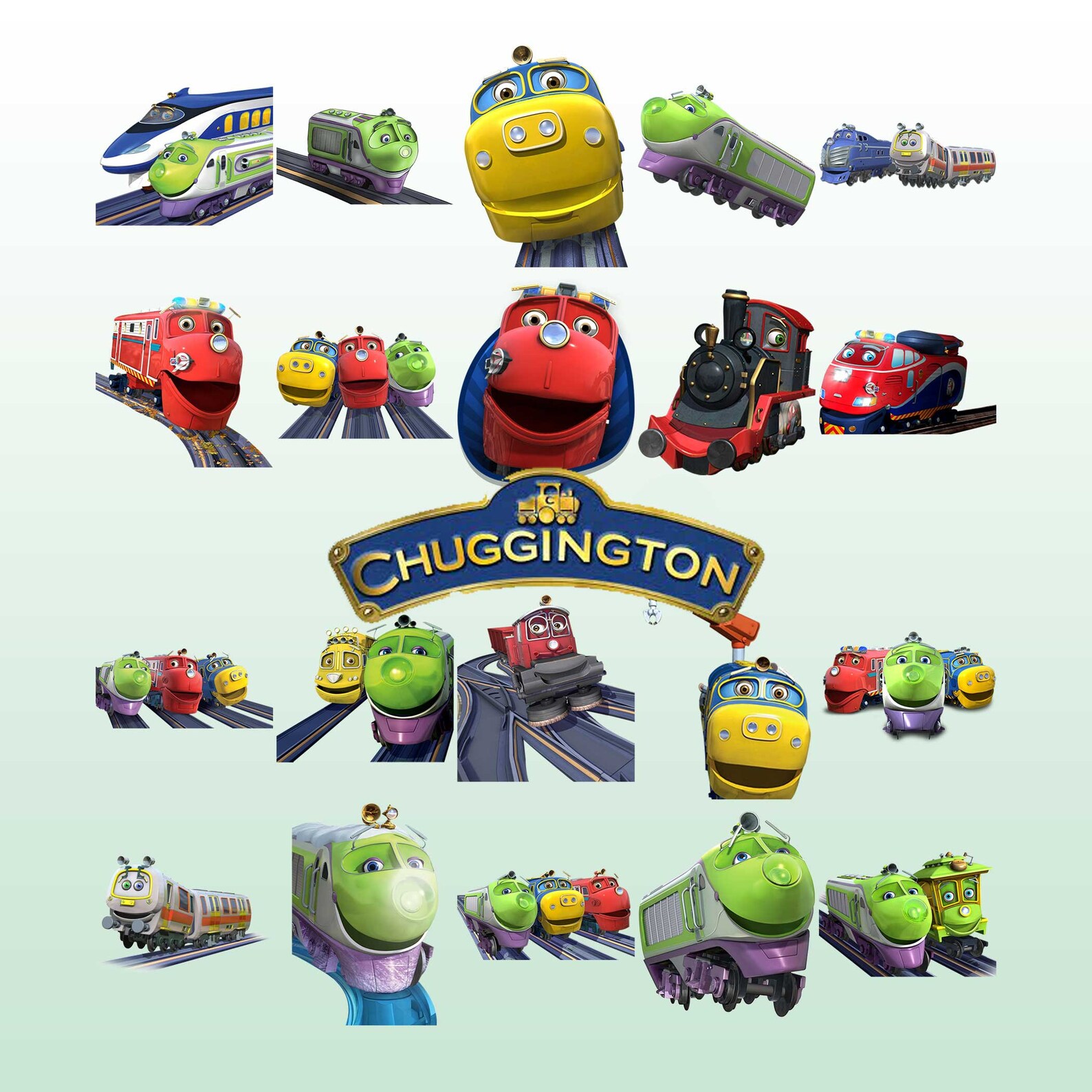 Chuggington Clipart Chuggington PNG Chuggington Clip Art Png | Etsy