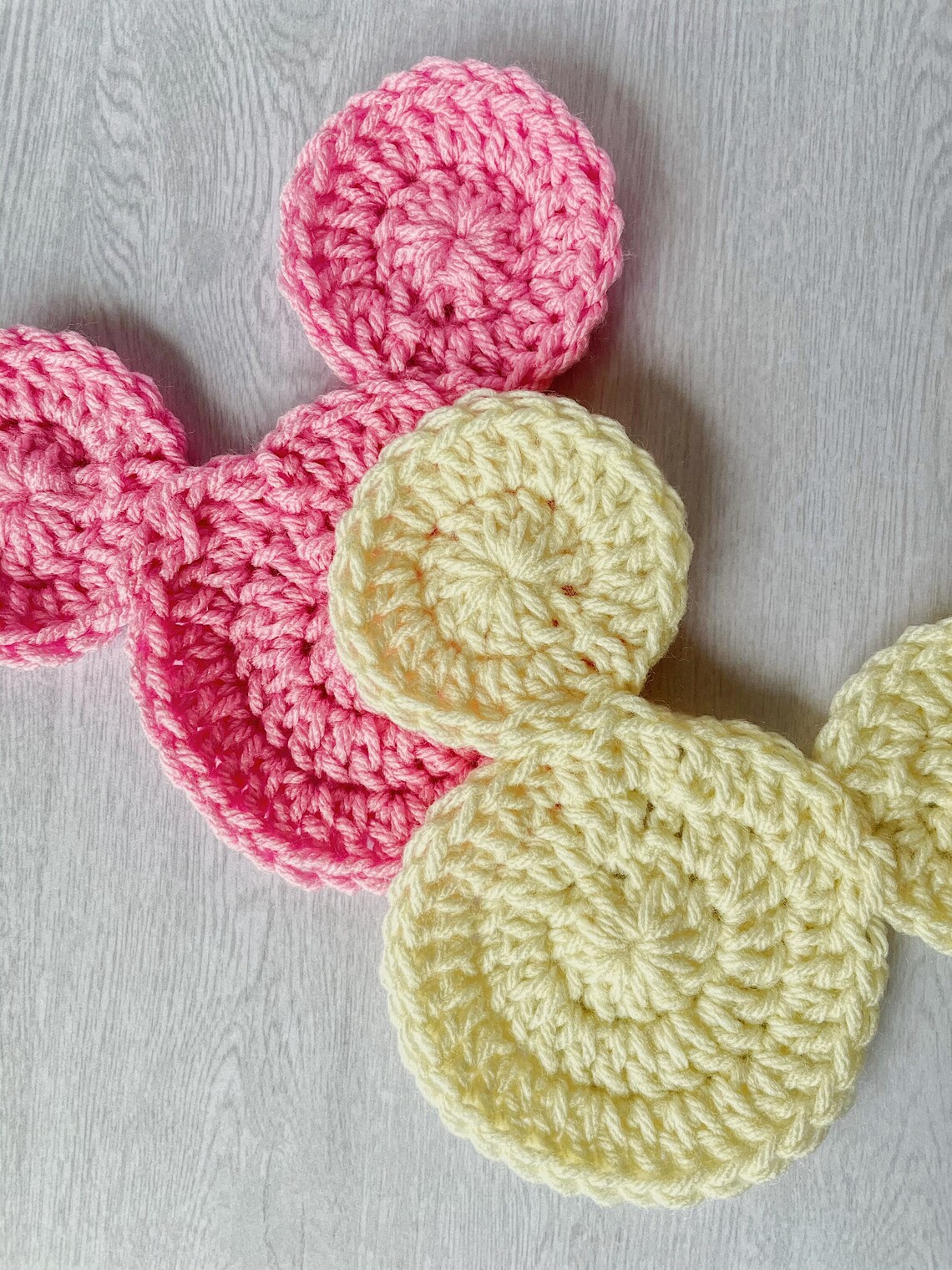 Disney Inspired Mickey Crochet Coasters Individual | Etsy