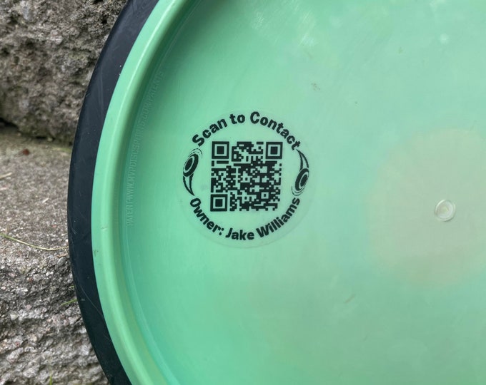 Clear Disc Golf Name Tags - Customized - Etsy