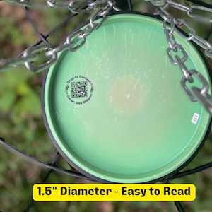 Clear Disc Golf Name Tags - Customized - Etsy