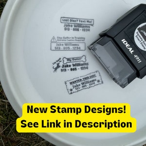 Disc Golf Smart Name Stamp - Customized - Etsy