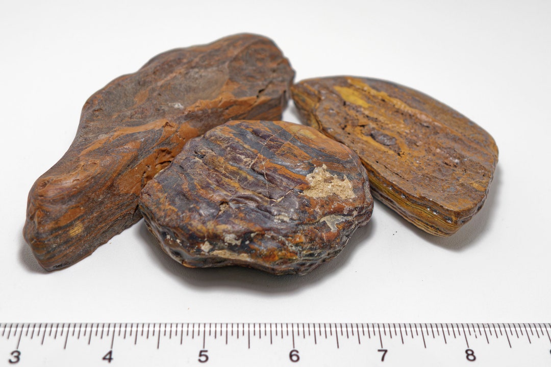 3 Medium/large Banded Irons Genesis Stone Wyoming Banded Iron BIF Seer ...