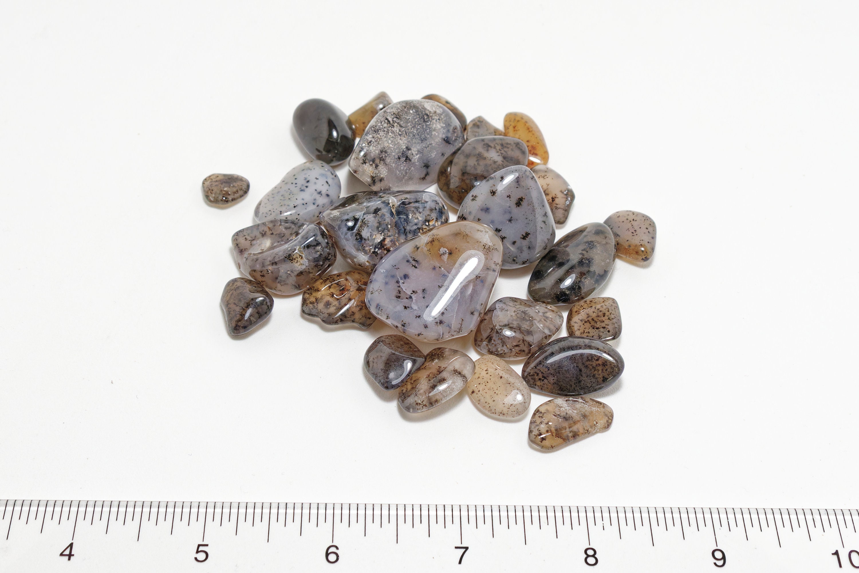 25 Small Tumbled/polished Stones - Sweetwater Agates - From Wyoming ...