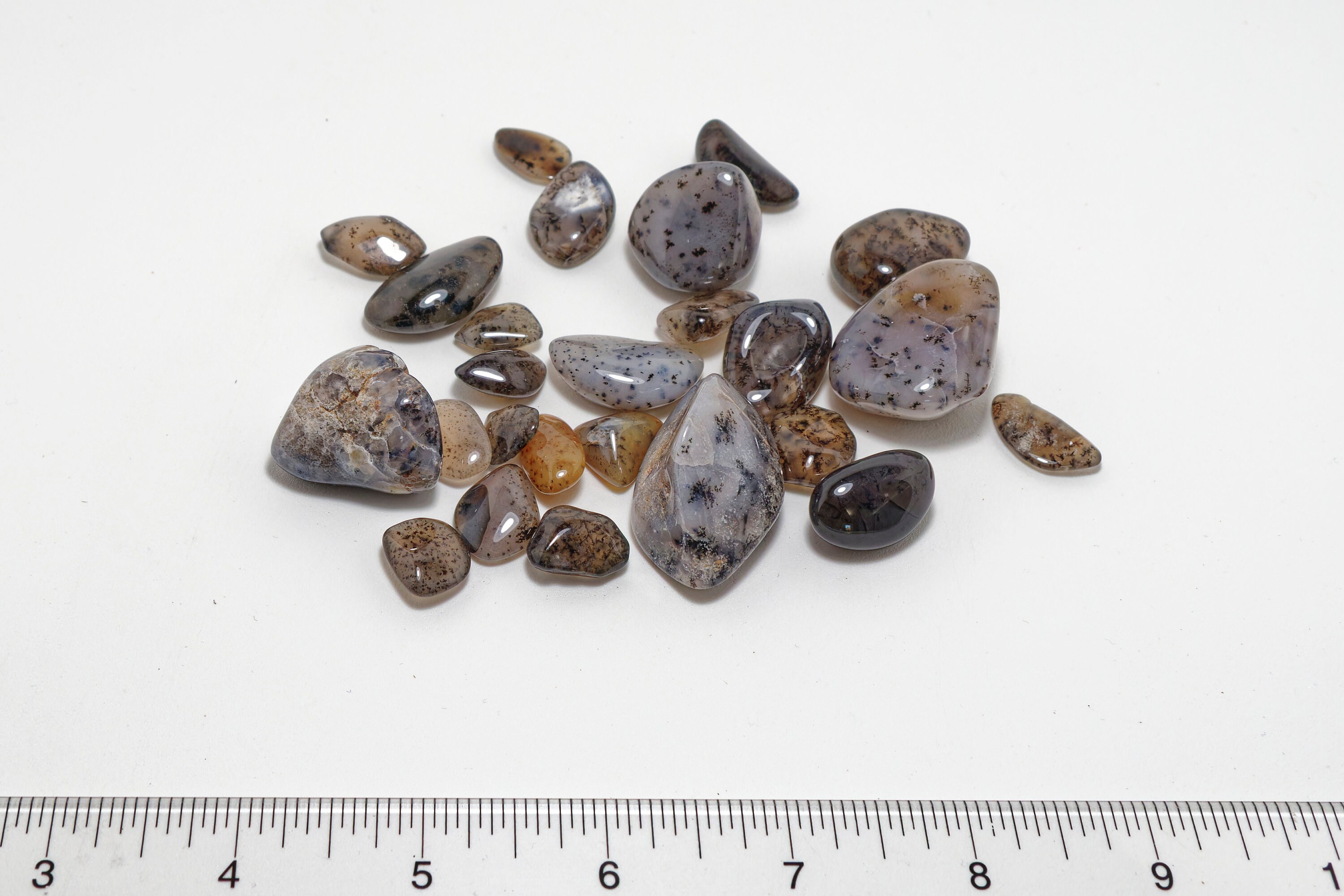 25 Small Tumbled/polished Stones - Sweetwater Agates - From Wyoming ...