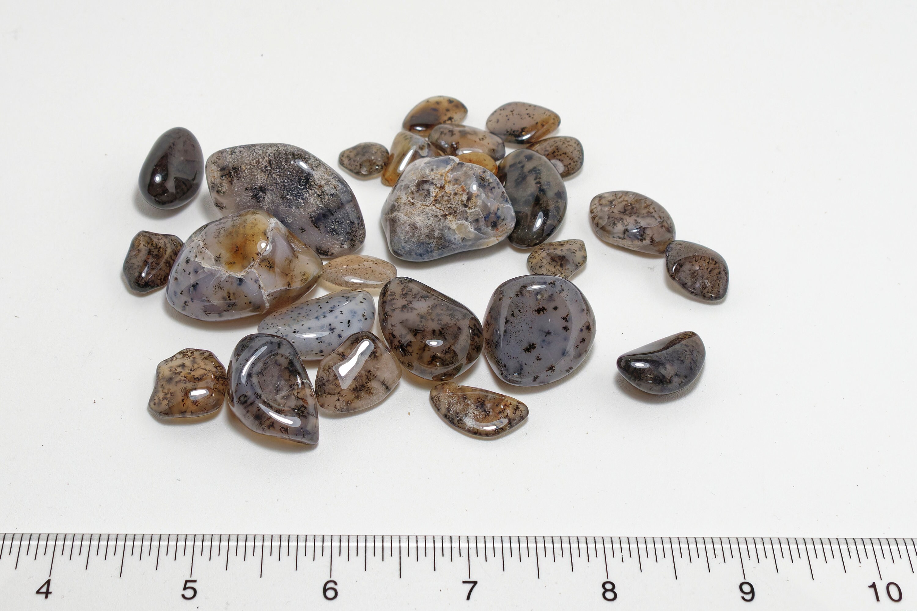 25 Small Tumbled/polished Stones - Sweetwater Agates - From Wyoming ...