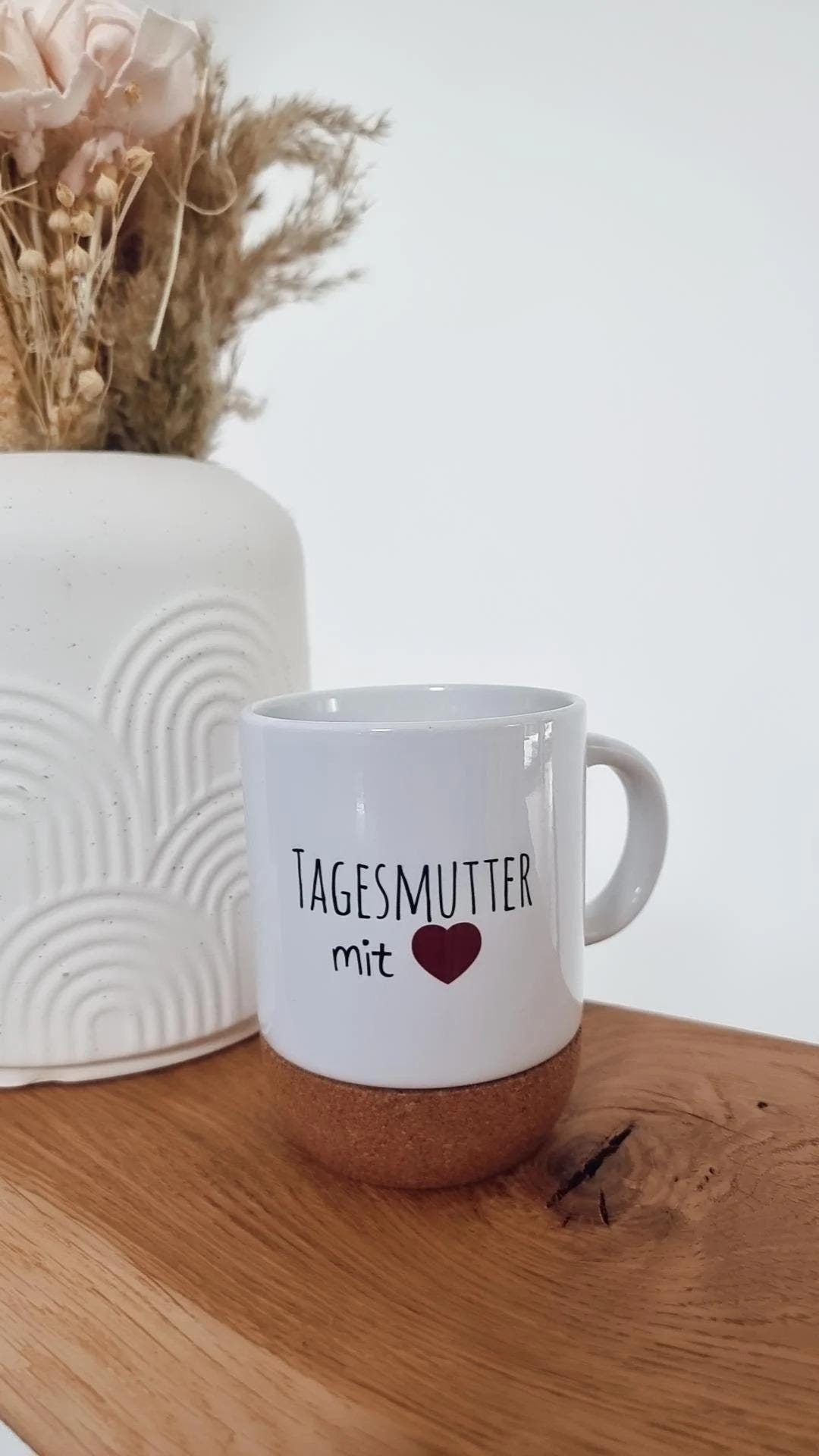 Personalized Mug With Cork Base | Gift for Childminders, Teachers ...