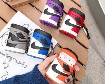 Air Jordan 1 Sneaker Airpods Case Gen 1/2 and Pro Nike Shoe | Etsy