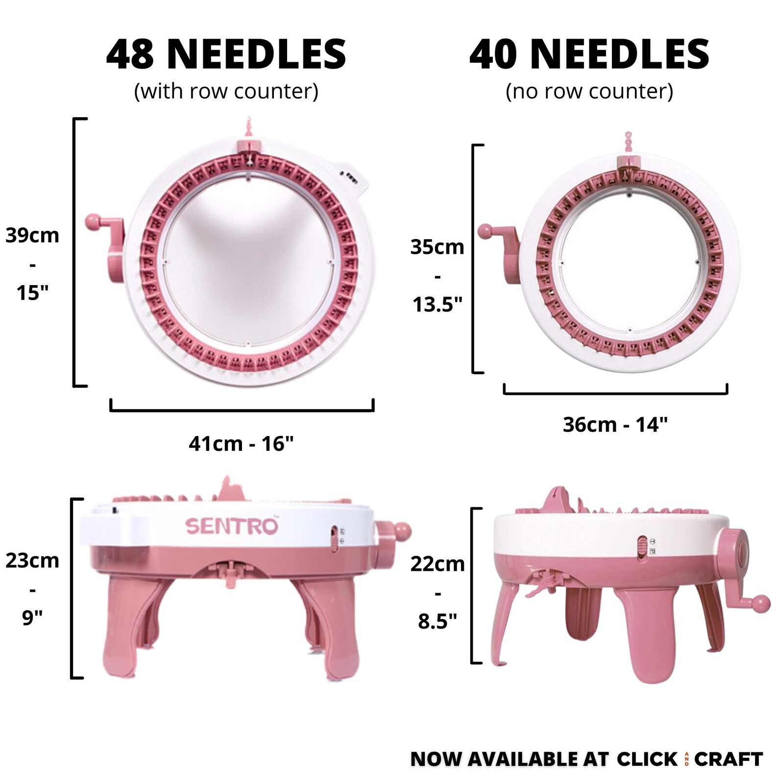 Knitting Machine for Craft Projects | 48 & 40 Needles Knitting Machine ...