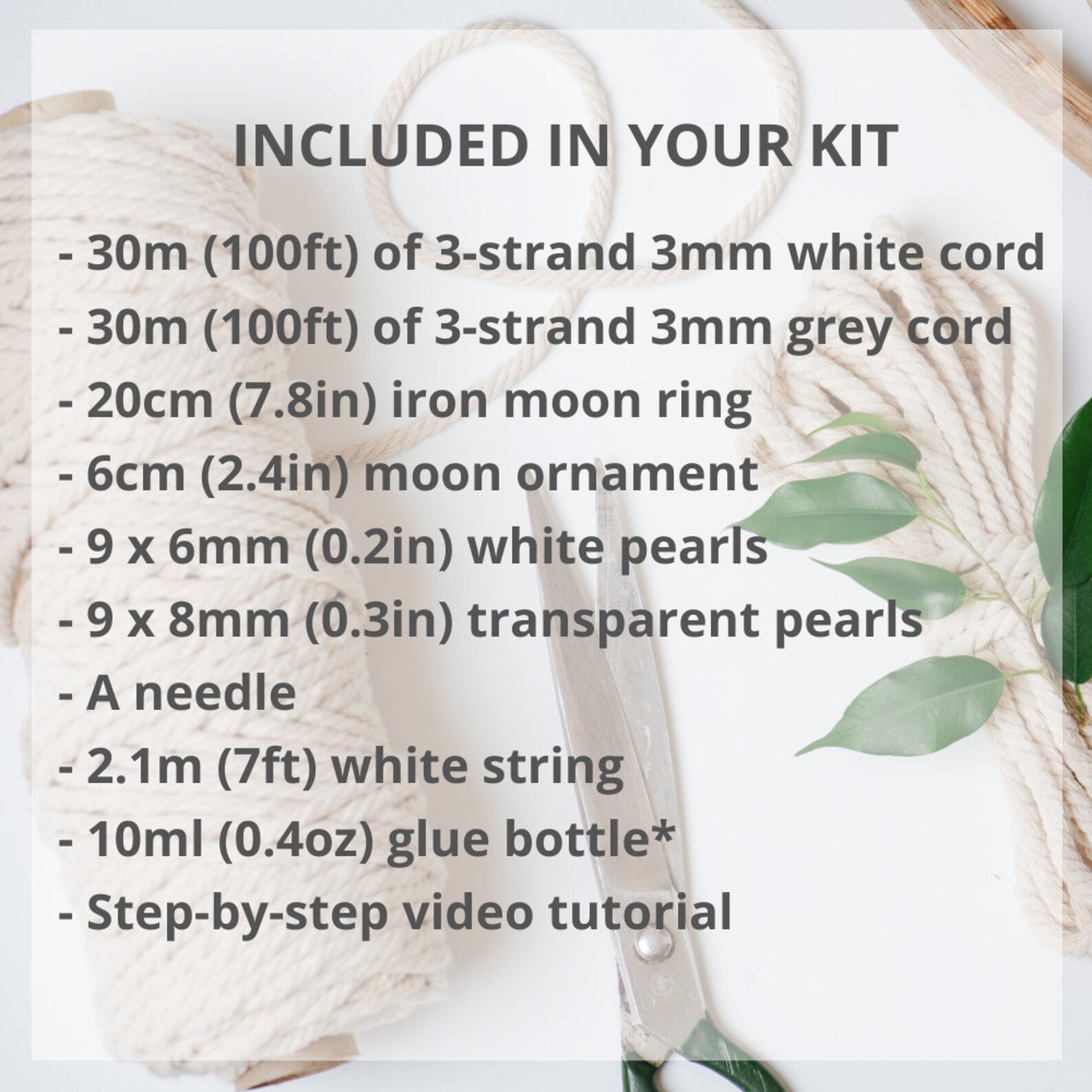 Craft Macrame Kit - DIY Kit Wall Hanging Including Video Tutorial With ...