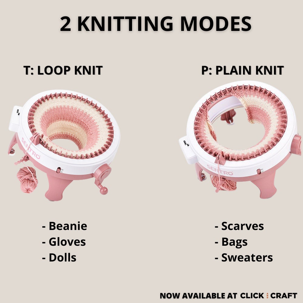 Knitting Machine for Craft Projects | 48 & 40 Needles Knitting Machine ...