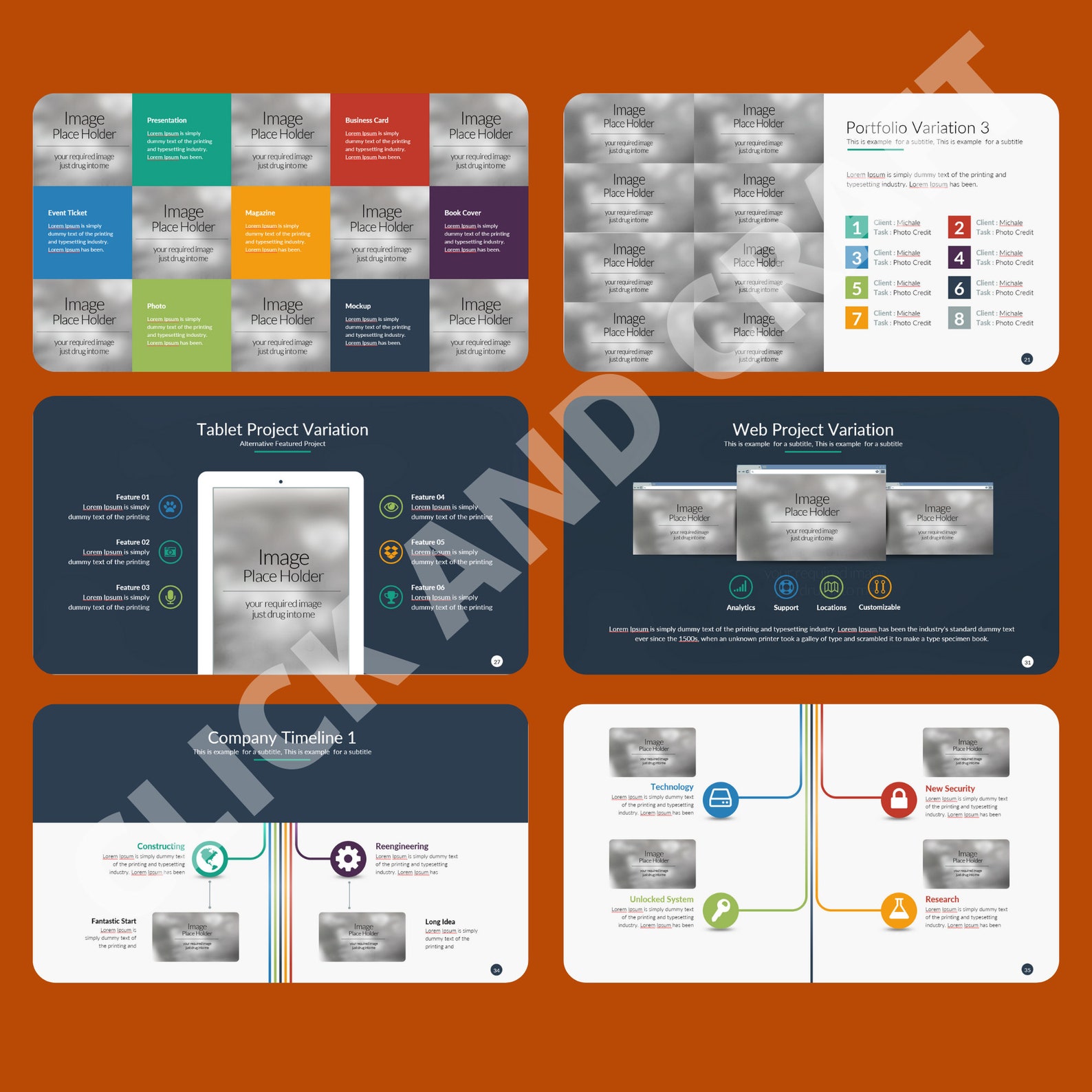 Powerpoint Template Presentation Over 200 Slides and 1000 of - Etsy Canada