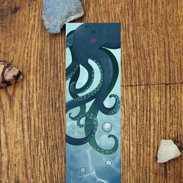 Octopus Bookmark - Etsy