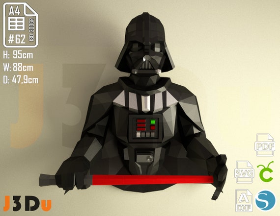 Darth Vader Full Body Stencil