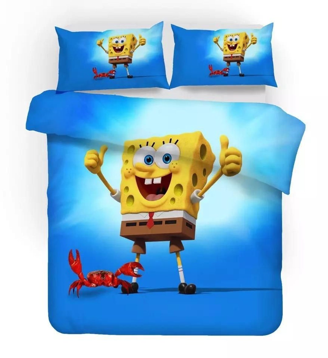 Spongebob Squarepants Duvet Cover Bedding Set BS0752 - Etsy