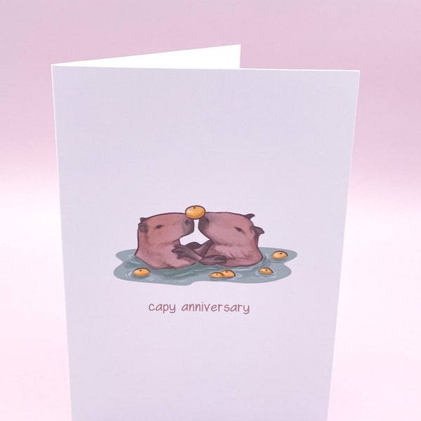 Capybara Anniversary - Etsy