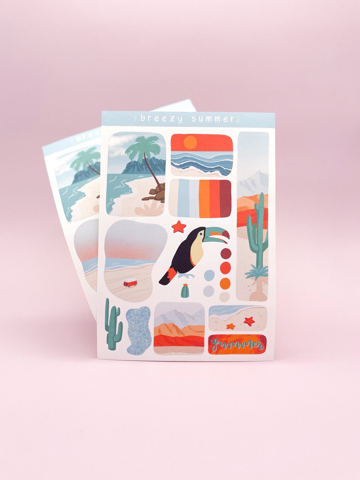 Four Seasons Sticker Sheet Spring Summer Autumn and Winter | Etsy