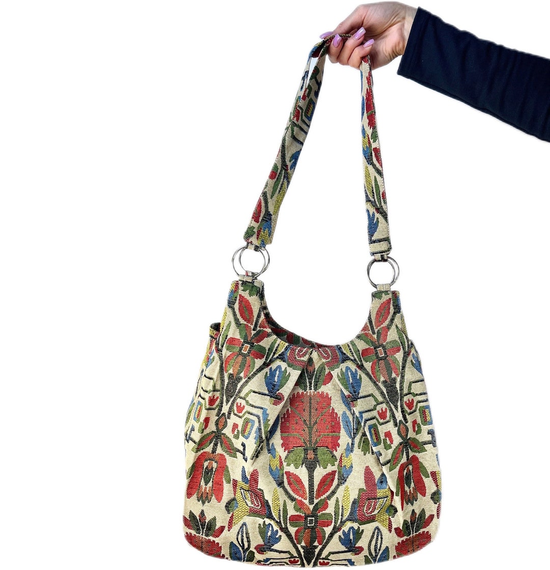 Large Linen Bag, Summer Shoulder Bag, Handmade Bag, Linen Canvas Bag ...