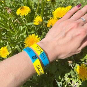 Ukraine Bracelet, Ukraine Jewelry, Ukraine Flag, Stand With Ukraine ...