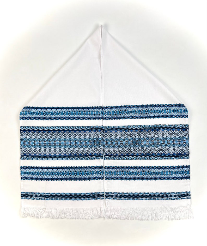 Blue Ukrainian Wedding Towel, Cotton Ukrainian Rushnyk, Ceremonial ...